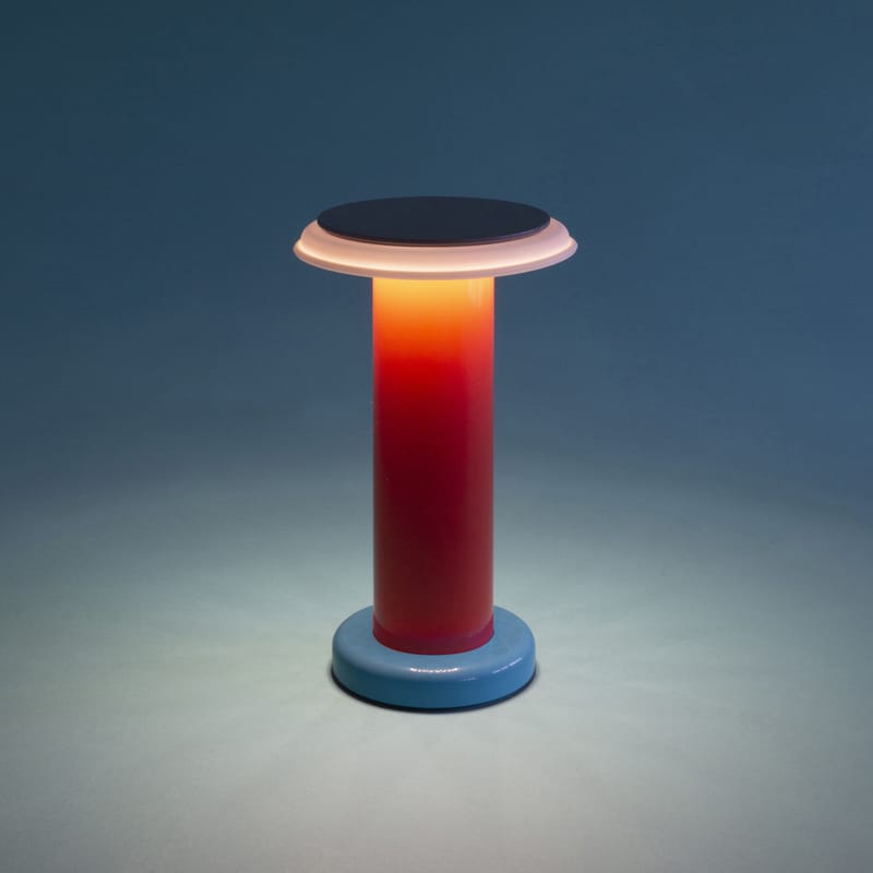 Lampe sans fil rechargeable PL5 SOWDEN - rouge | Made In Design