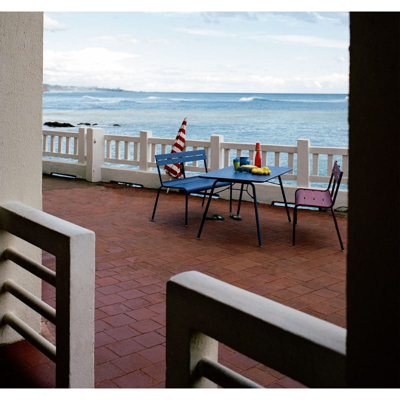 Fermob Luxembourg Bench with backrest - lime | Made In Design UK