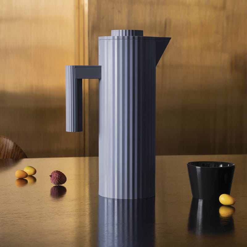 Alessi Plissé Insulated jug - grey | Made In Design UK