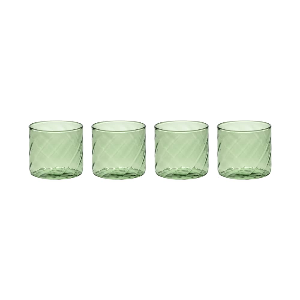 Glass Nabucho 03 Serax / Set of 4 - Green - Glass | Made In Design