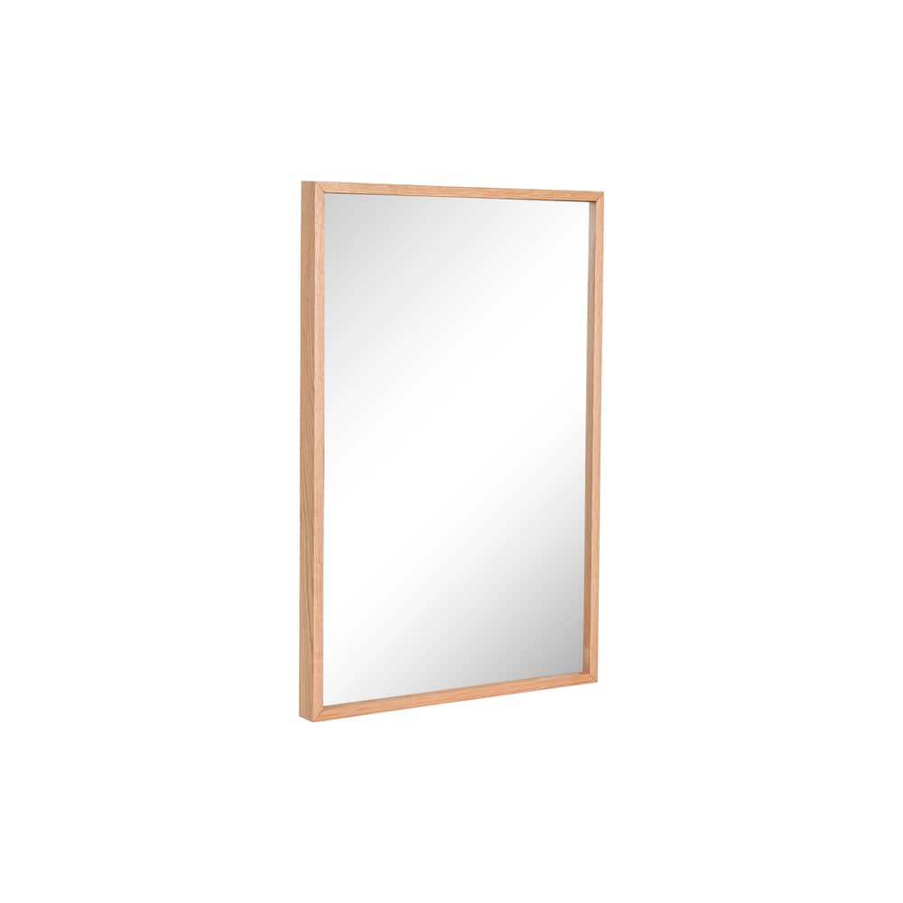 Wandspiegel Depth HÜBSCH / 40 x 60 cm - Holz natur - Holz | Made In Design