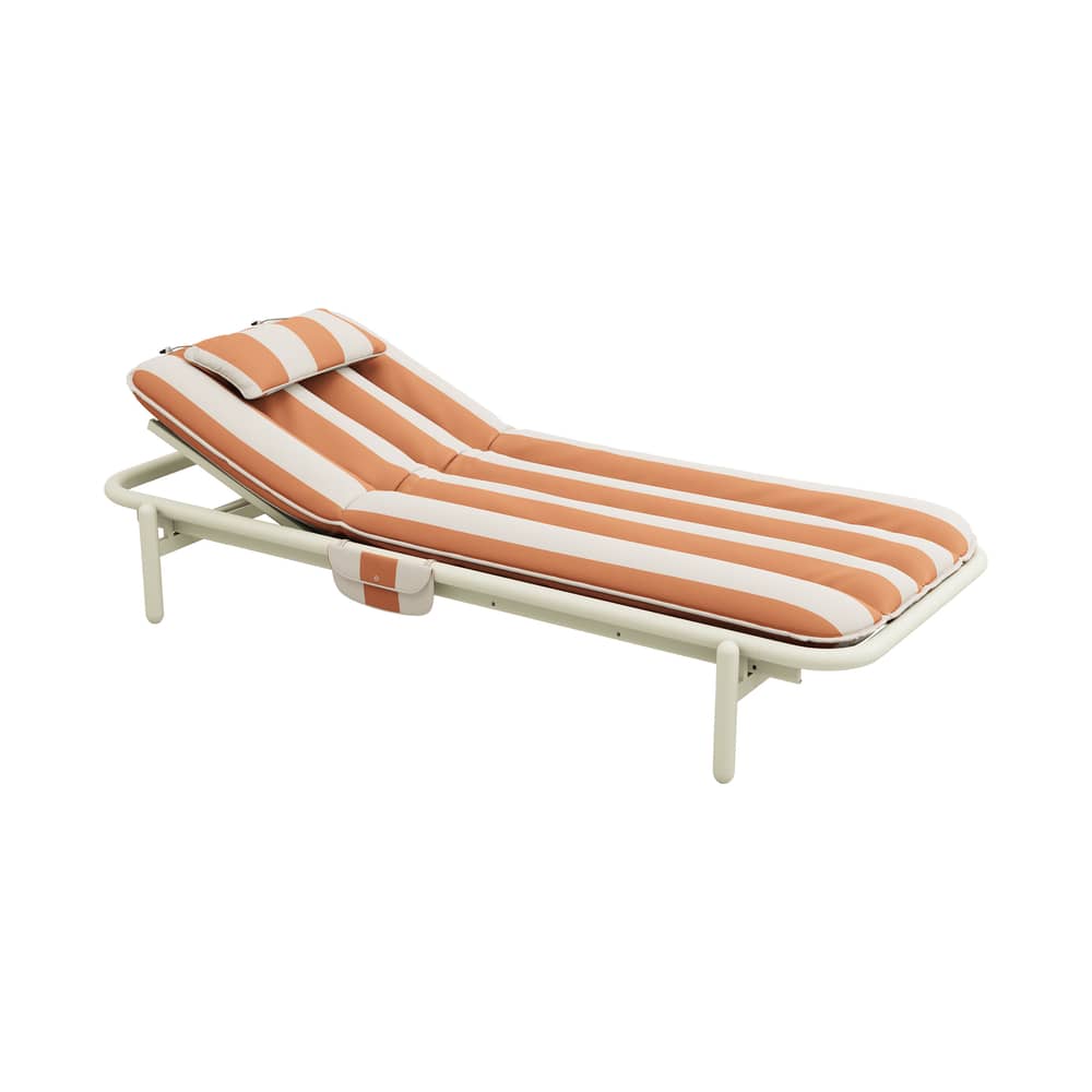 Transat inclinable Sunbun Fatboy / Matelas inclus - Orange - Tissu ...