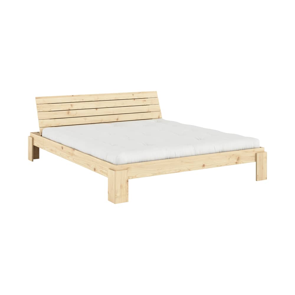 Lit double Layers Headboard KARUP / Pour matelas 180 x 200 cm - Avec ...