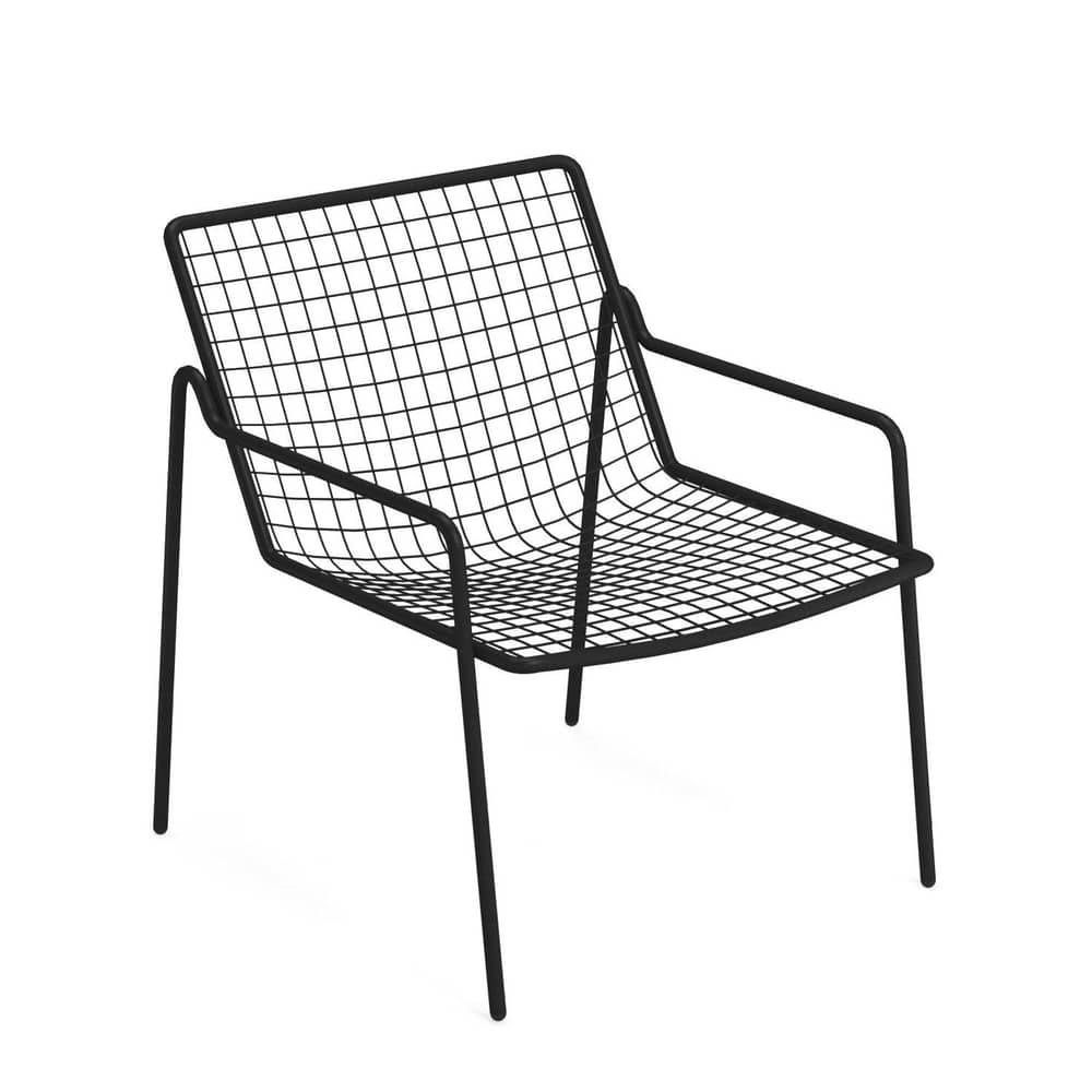 Niedrig stapelbarer Sessel Rio R50 von Emu - schwarz | Made In Design