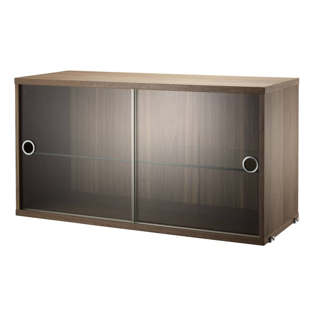 Kiste String Furniture / Glasschiebetüren - B 78 x T 30 x H 42 cm ...