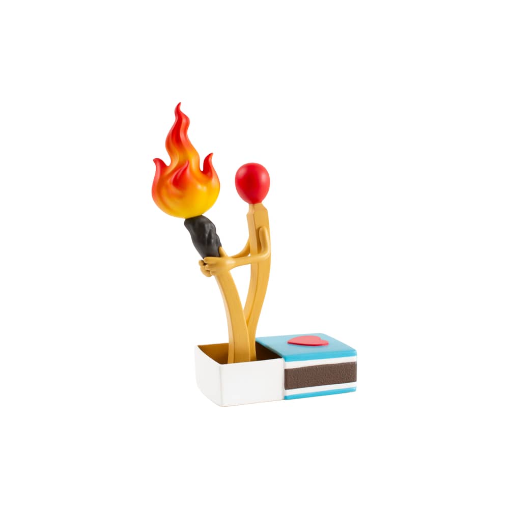 Figurine Burning Love Seletti / Art toy limited edition - Multicoloured ...