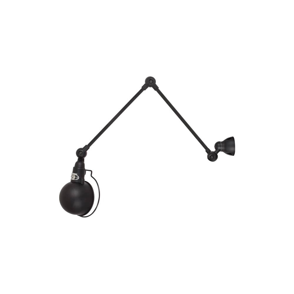 Wall light Signal Jieldé 2 arms - L max 60 cm - Black - Metal | Made In ...