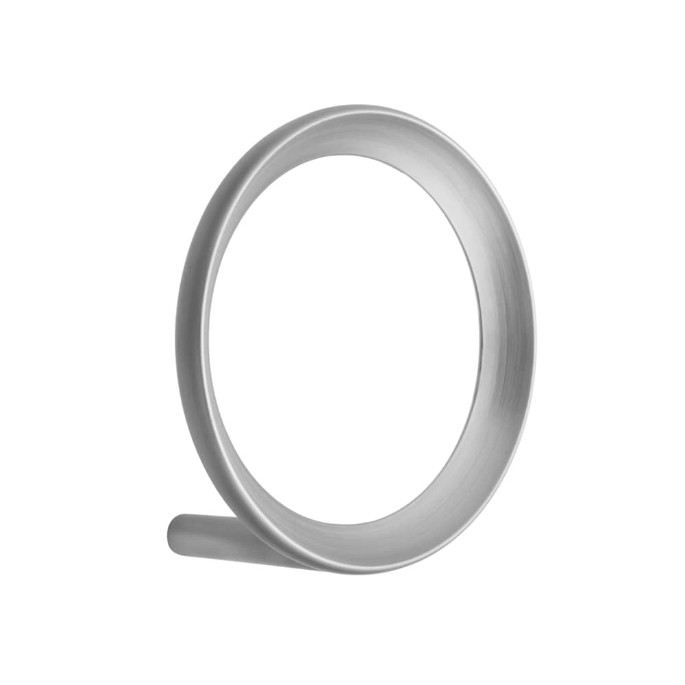 Patère Loop Large Normann Copenhagen / Ø 9,4 cm - Gris argent métal ...