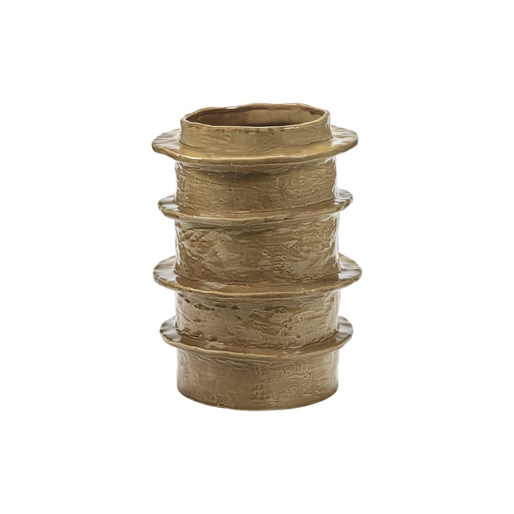 Vase Molly 03 Serax / Ø 32 x H 46.5 cm - Jaune - Céramique | Made In Design