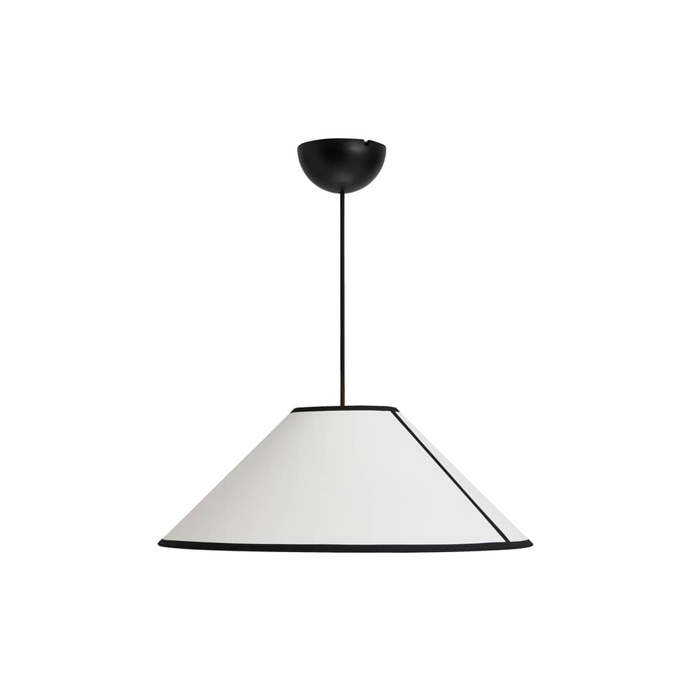 Suspension Ava Cone Hay / Ø 50 cm - Recyclé - Blanc - Tissu | Made In ...
