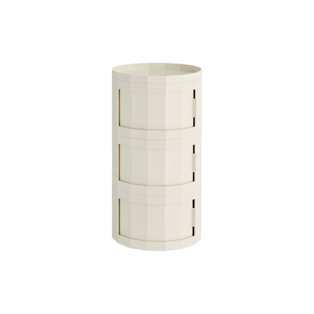 Ablage Facet High Hay / H 65 cm - 3 Türen - Beige - Plastikmaterial ...