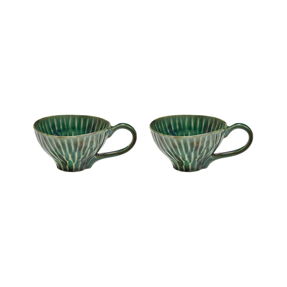 Tasse à cappuccino Verde Lanza Serax / Set de 2 - Vert - Céramique ...