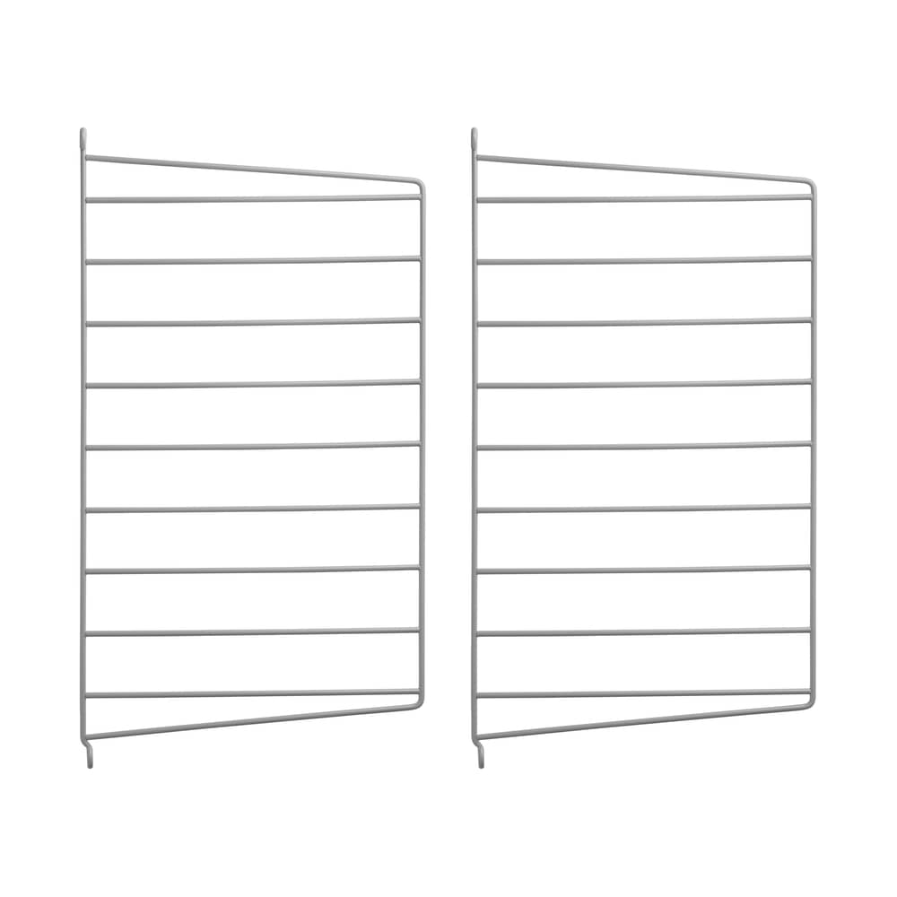 Wandhalterung String Furniture / 2er-Set - H 50 x T 30 cm - Grau ...