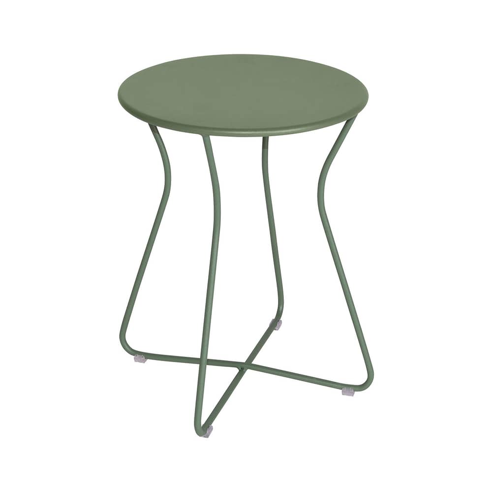 Tabouret Cocotte Fermob / Table d'appoint - H 45 cm - Vert - Métal ...
