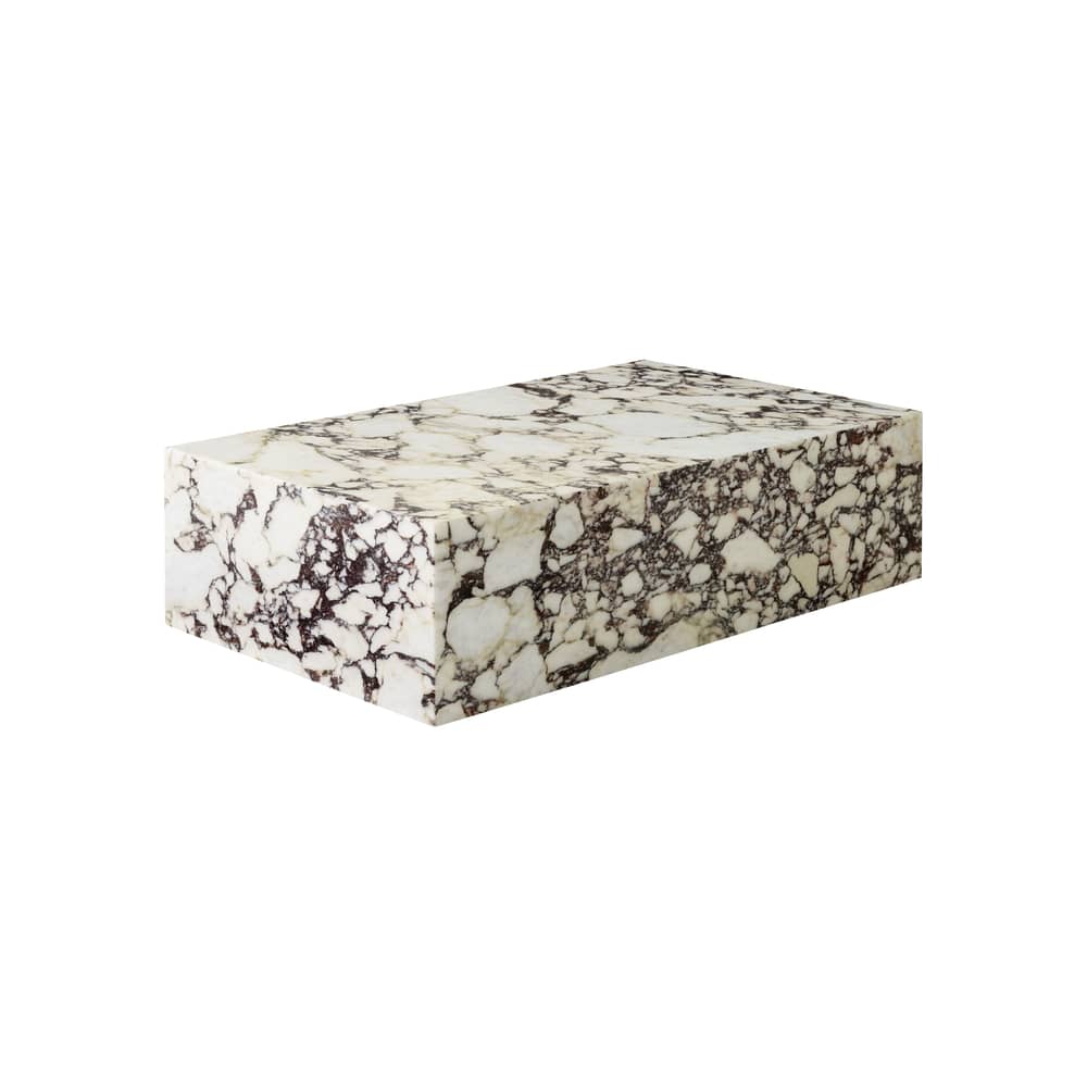 Couchtisch Plinth Low Audo Copenhagen / Marmor - 100 x 60 cm x H 27 cm ...