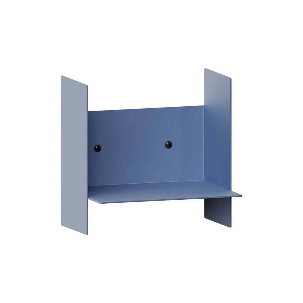 Etagère Pli TIPTOE / L 20 x P 15 cm - Bleu - Métal | Made In Design