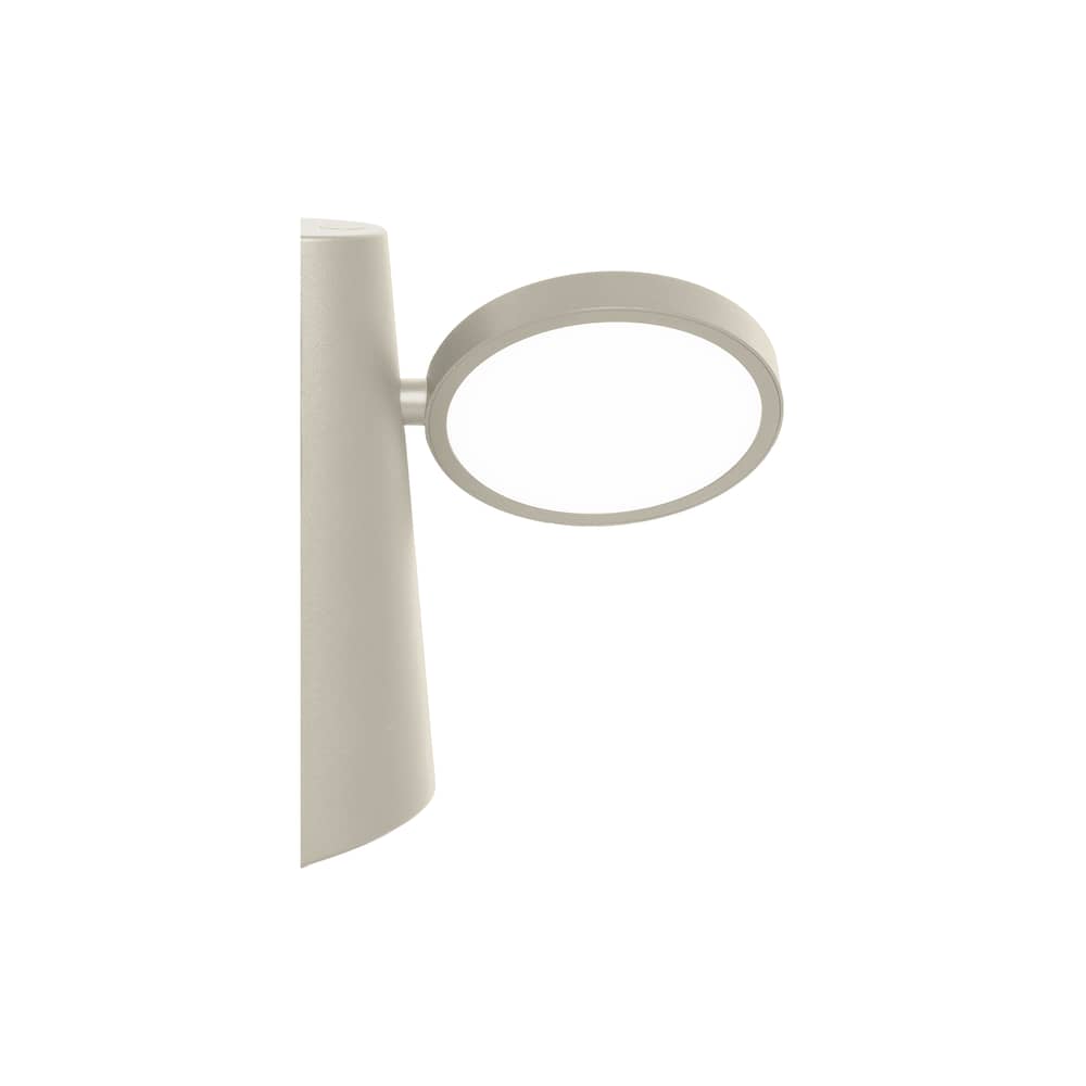 Outdoor wall light Oto LED Fermob - Grey - Metal | Made In Design