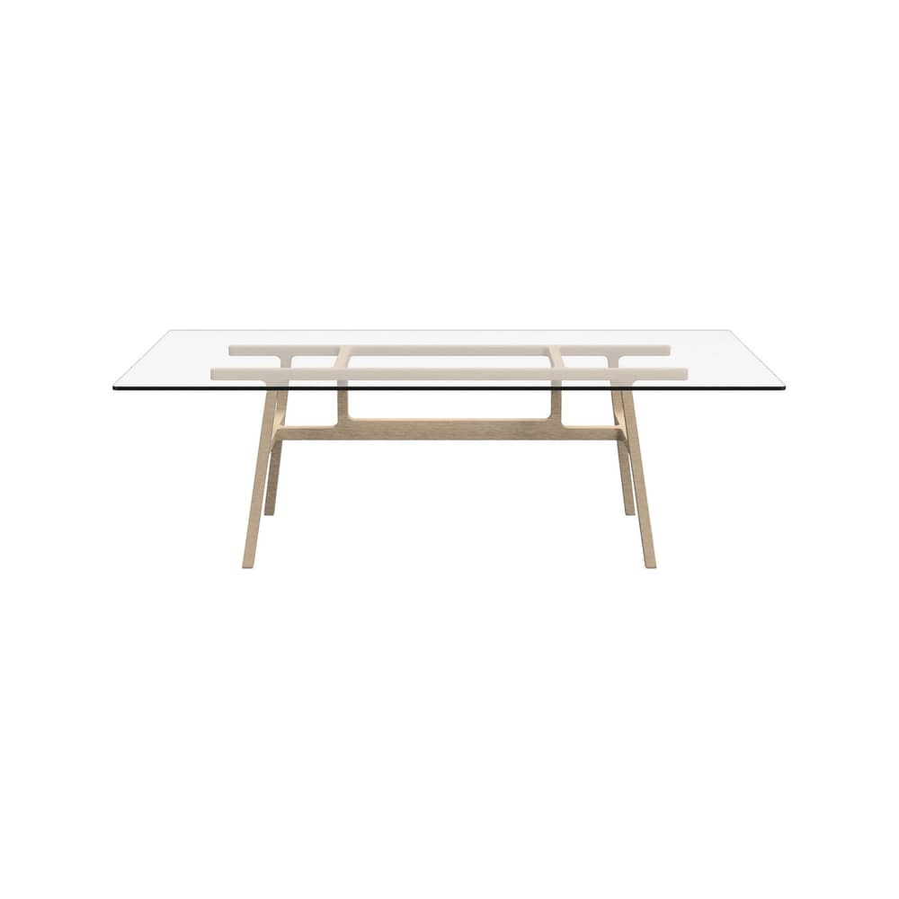 Table rectangulaire Bottegga Kristalia / 220 x 100 cm - 6 personnes ...