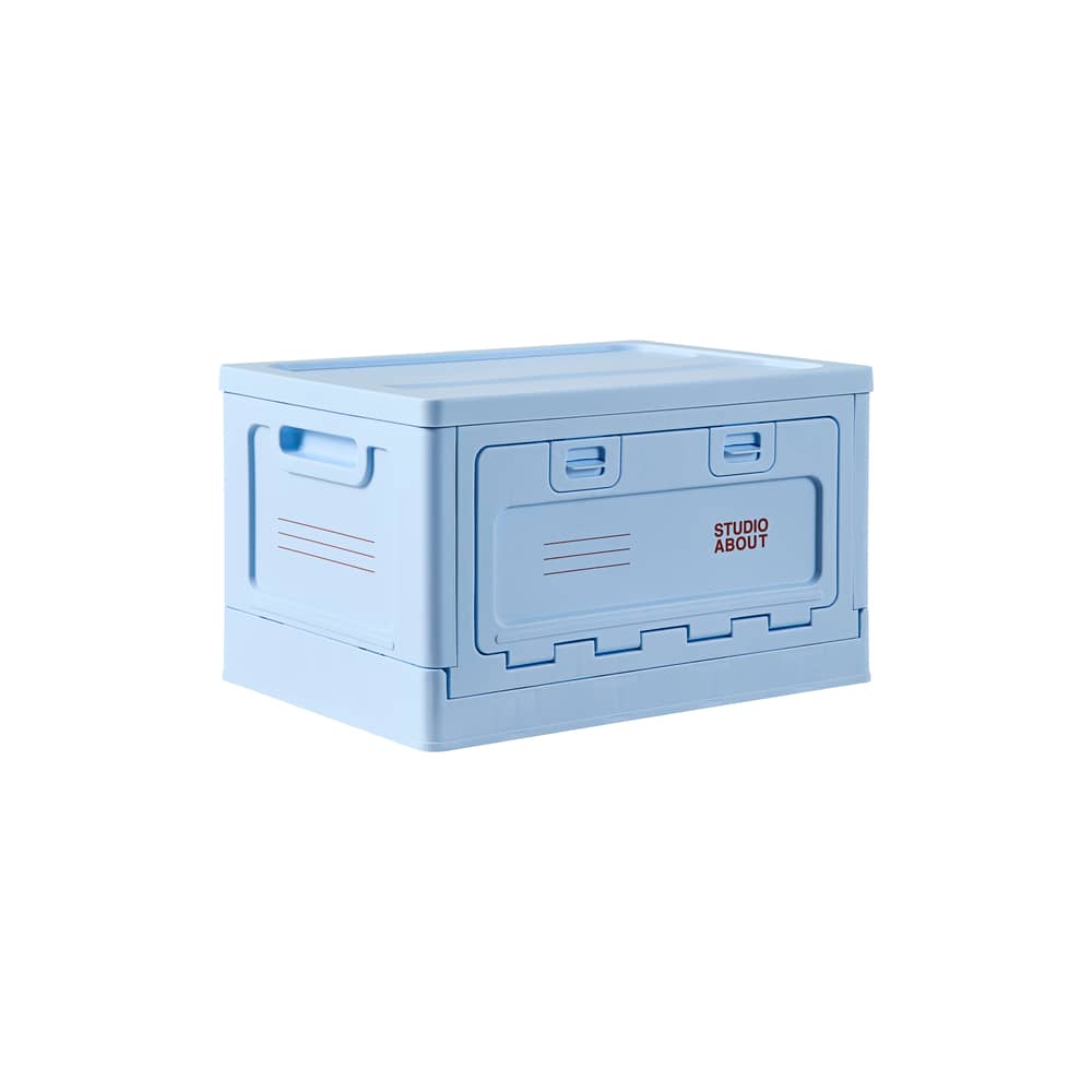Box Box Medium STUDIO ABOUT / 40 x 29 x H 23.7 cm - Stackable - Blue ...