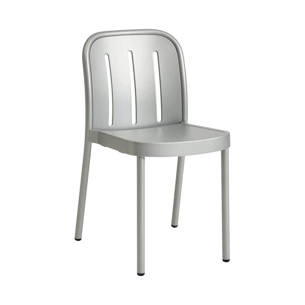 Chaise empilable Deville Hay - Gris - Métal | Made In Design