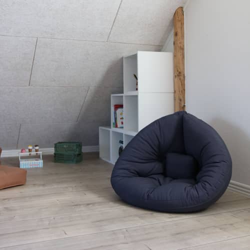 Matelas-futon Mini Nido KARUP DESIGN / Mattress-futon - Blue - Textile ...