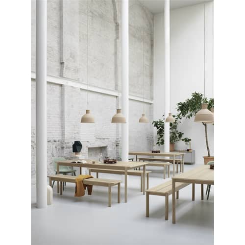 Muuto Linear WOOD Rectangular table - natural oak | Made In Design UK