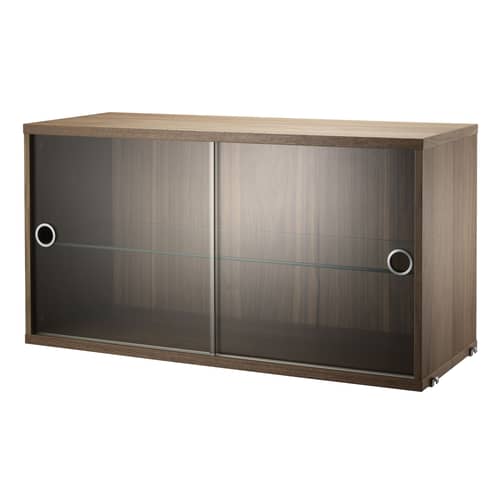 Kiste String Furniture / Glasschiebetüren - B 78 x T 30 x H 42 cm ...