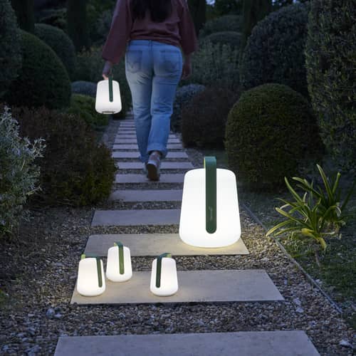 Lampe extérieur sans fil rechargeable Balad 2 Fermob / H 38 cm - Orange ...