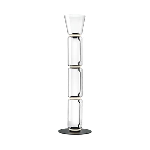 Lampadaire Noctambule Cône 3 Flos / LED - H 197 cm - Transparent ...