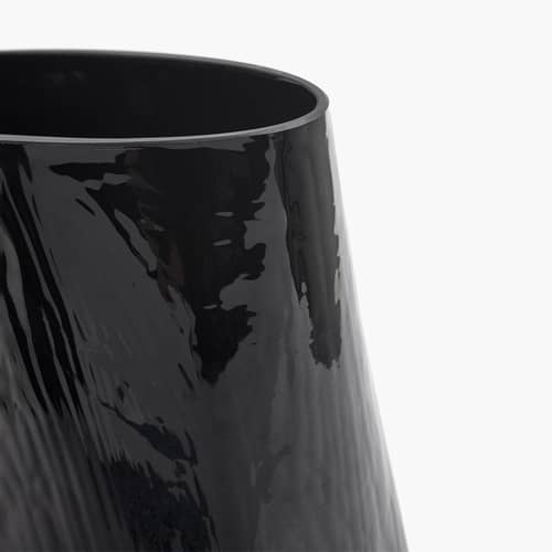 Serax Josephine 03 Vase - black chromed | Made In Design UK