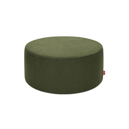 Pouf Pfffh Indoor Fatboy / Tissu bouclé recyclé - Ø 90 cm - Vert ...