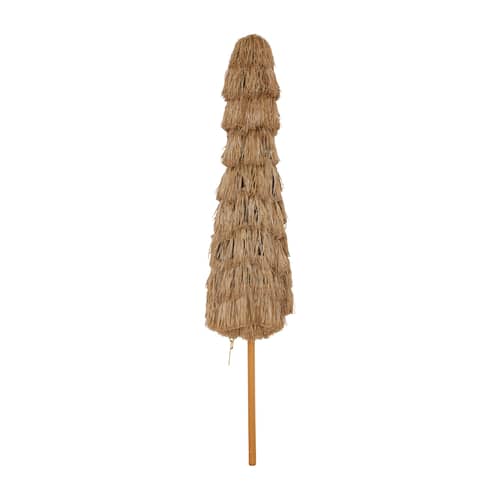 Parasol Raffia patio HK LIVING / Ø 300 cm - Beige - Fibre végétale ...