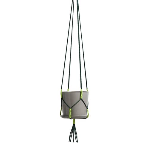 Support pour pot de fleurs Phanta Hay / Polyester recyclé - Vert ...