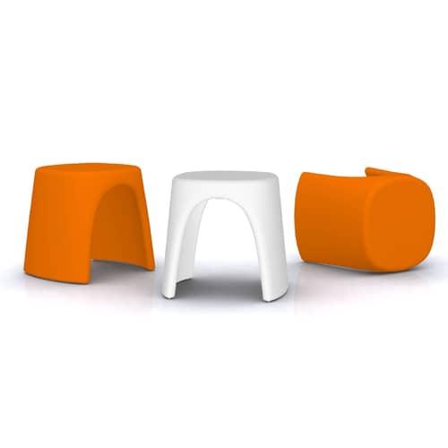 Tabouret empilable Amélie Slide - Orange - Plastique | Made In Design
