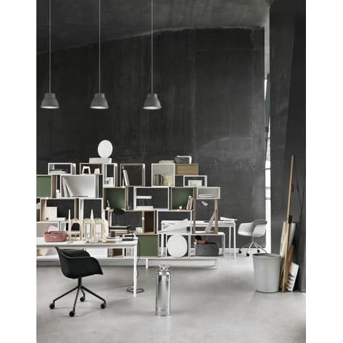 Korb Restore Tray Muuto / 31 x 40 cm - Filz, recycelt - Grün - Textil ...