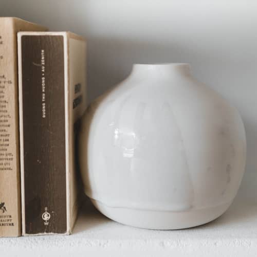 Vasen Nèfle Jars Céramistes - Weiß - Keramik | Made In Design