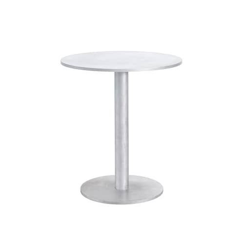 Table ronde S valerie objects / Aluminium - Ø 65,5 cm - Gris métal ...