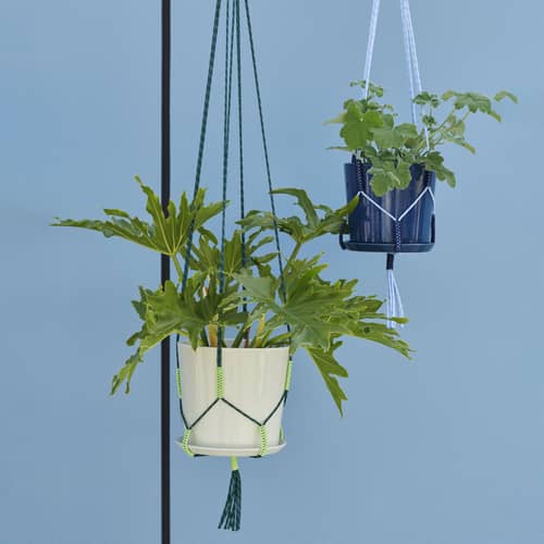 Support pour pot de fleurs Phanta Hay / Polyester recyclé - Vert ...