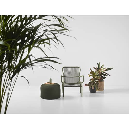 Vincent Sheppard Loop Lounge Low armchair - green | Made In Design UK