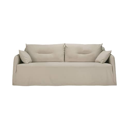 Canapé 2 places Weave Ethnicraft / L 200 cm - Blanc - Tissu | Made In ...