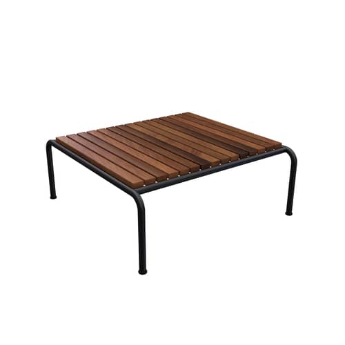 Table basse Avon Houe / 81 x 81 cm - Frêne thermo-traité - Bois naturel ...