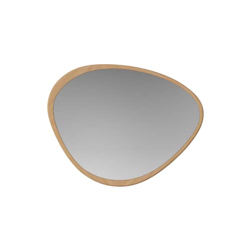 Miroir mural Elope Bolia / 73,5 x 57,5 cm - Chêne - Bois naturel - Bois ...
