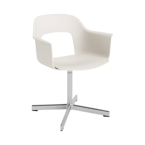 Drehsessel Layout 231 Hay / Recycled - Weiß - Plastikmaterial | Made In ...