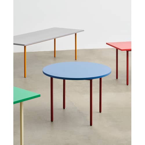 Table rectangulaire Two-Colour Hay - rouge | Made In Design