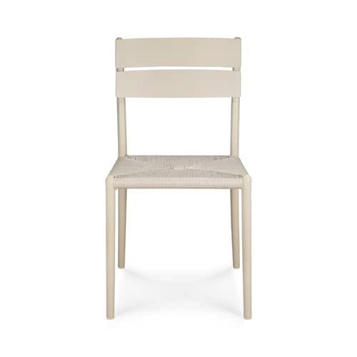 Chaise Elin Ethnicraft / Assise corde - Beige - Métal | Made In Design