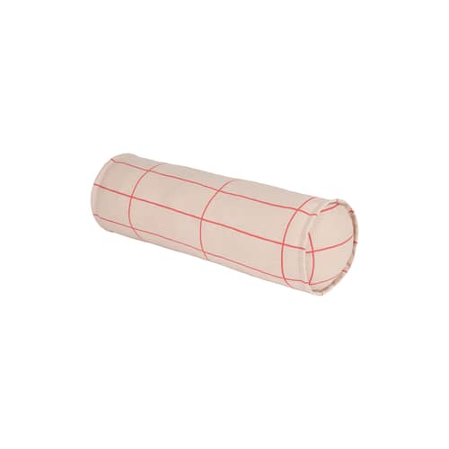 Cushion Vibes Cylinder NOBODINOZ / Ø 16 x L 50 cm - Pink - Textile ...