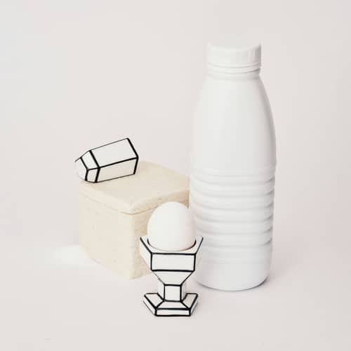 Eggcup Carte Blanche Serax / Set of 2 - White - Ceramic | Made In Design