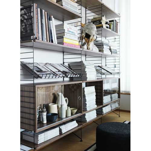 Seitenelement String Furniture / pro Stück - H 200 x T 30 cm - Schwarz ...