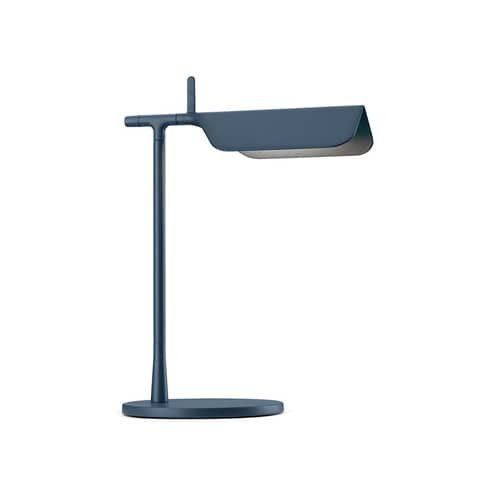 Lampe de table Tab T LED Flos / Orientable - Bleu - Métal | Made In Design
