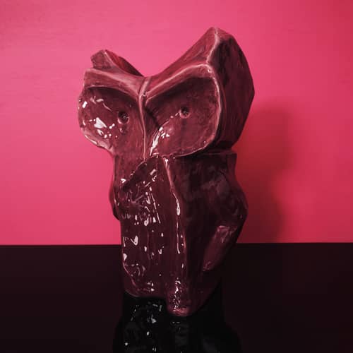 Vase After Midnight Owl Serax / Large - H 30 cm - Purple - Ceramic ...